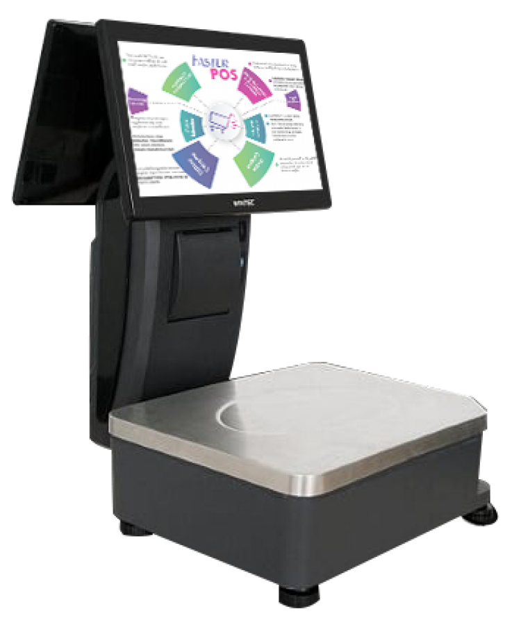 Wintec Acs 500 Terazili Pos Sistem Cift Printer Fis Ve Barkod Yazici